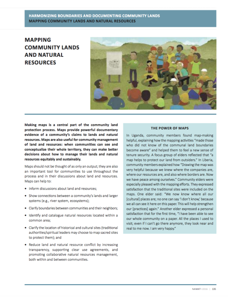 Chapter: Mapping Community Lands and Natural Resources - Namati